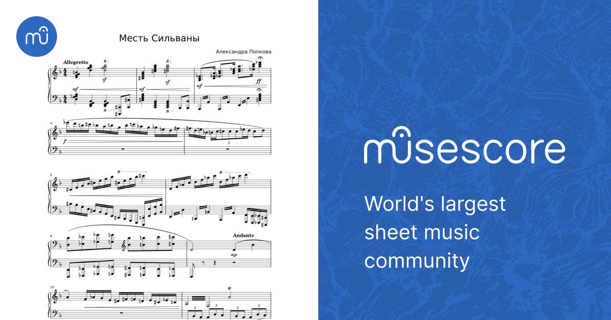 mest silvany Sheet music for Piano (Piano Duo) | Musescore.com