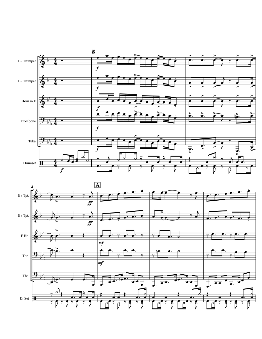 Spain - Chick Corea Sheet music for Trombone, Tuba, Trumpet in b-flat ...