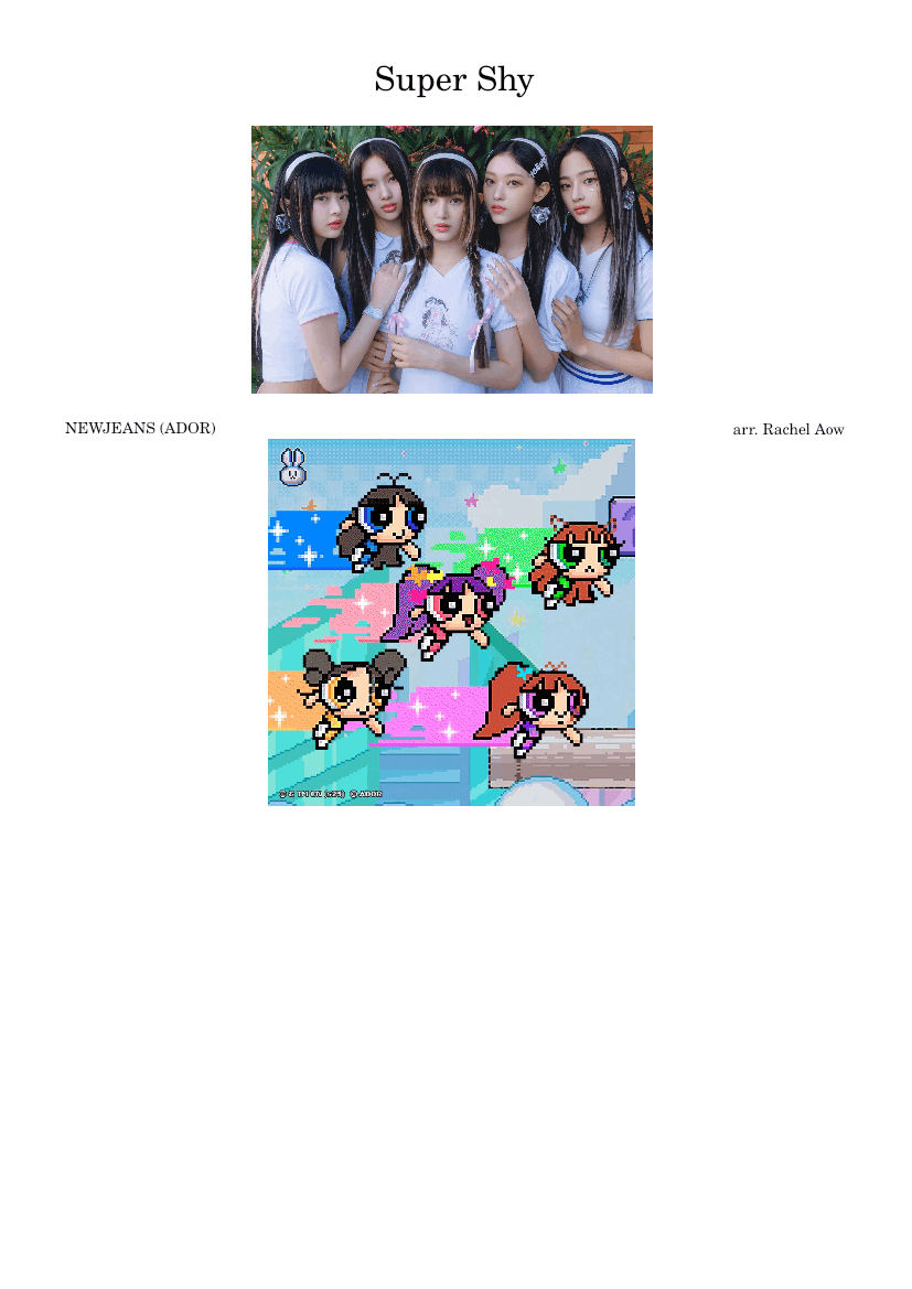 Super Shy – NewJeans (easy ver.) Sheet Music for Piano (Solo ...