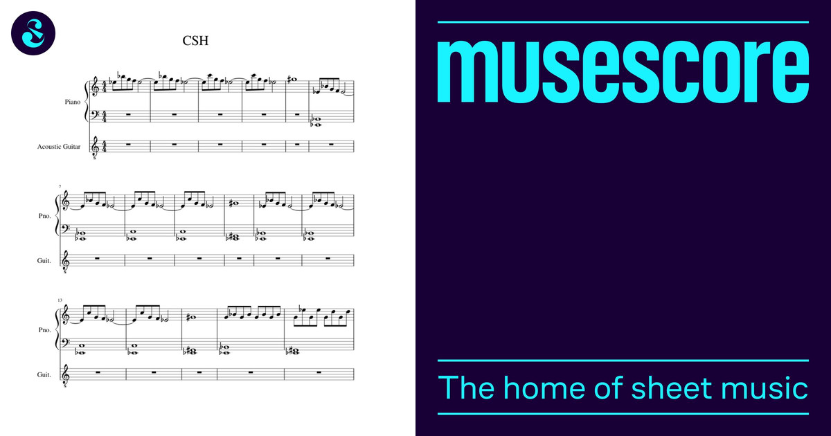 CSH Sheet music for Piano, Guitar (Mixed Duet) | Musescore.com