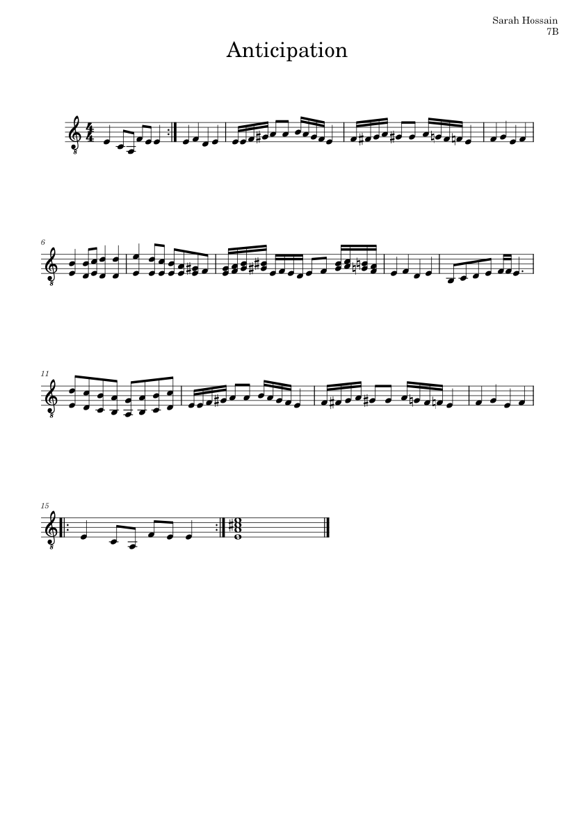 Anticipation Sheet music for Guitar (Solo) | Musescore.com