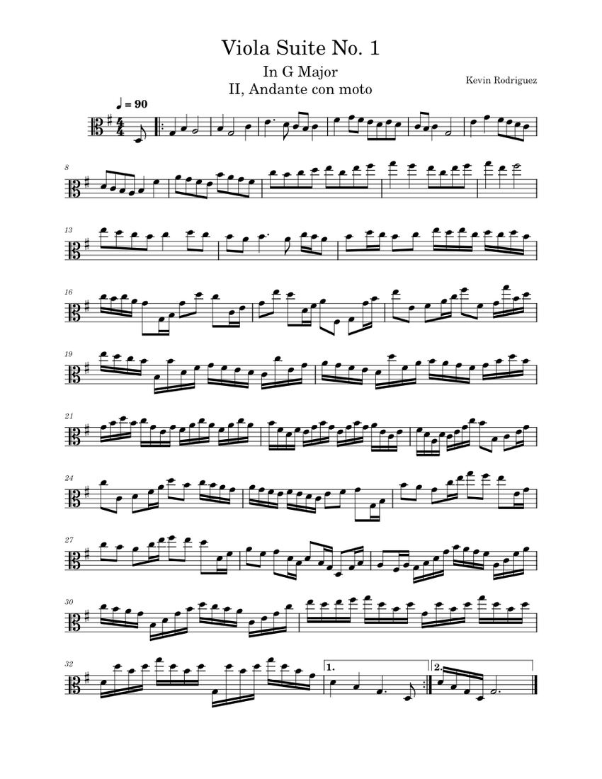 Viola_Suite_No._1 - piano tutorial