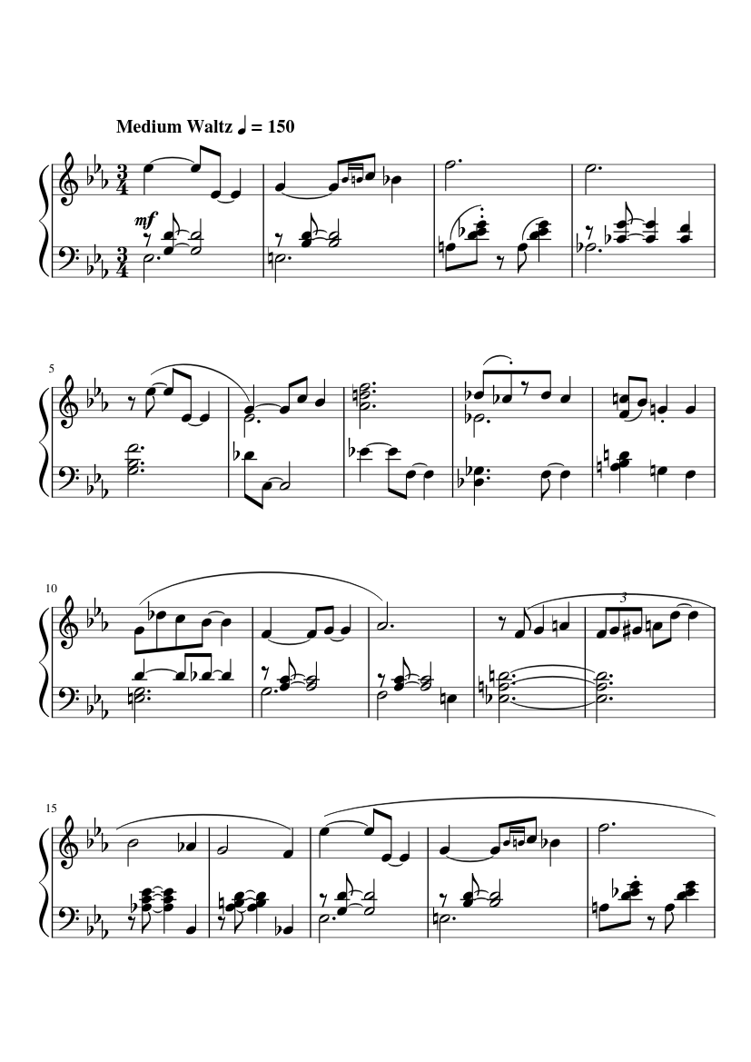 Baseball Theme Sheet Music for Piano (Solo) | MuseScore.com