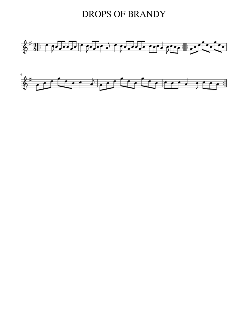 DROPS OF BRANDY Sheet music for Piano (Solo) | Musescore.com