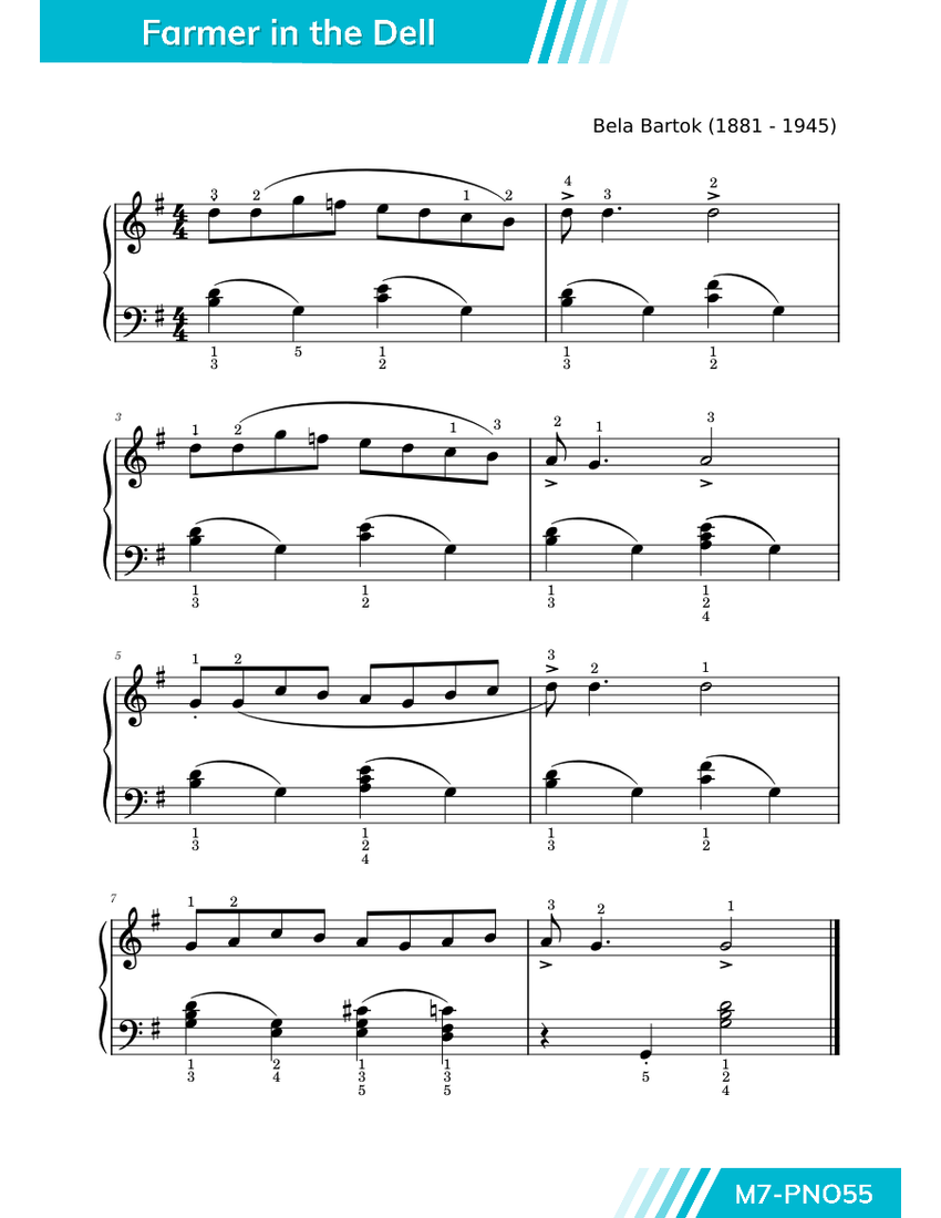 Farmer In The Dell – Misc Traditional farmer in the dell Sheet music ...