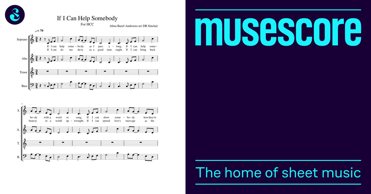 If I Can Help Somebody Sheet music for Bass guitar (Solo) | Musescore.com