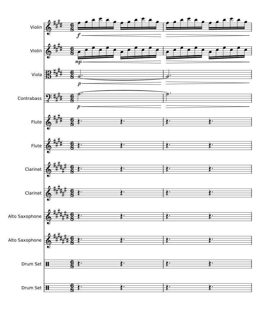 Golden Hour (Orchestral Version) – JVKE Sheet music for Piano, Flute ...