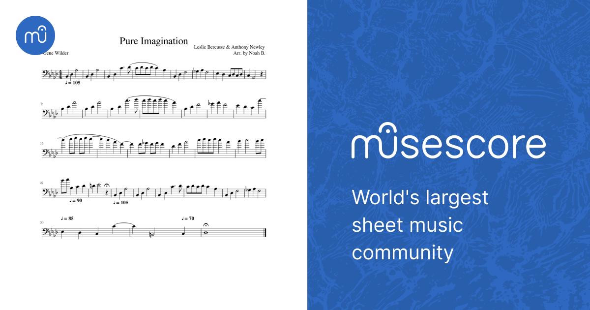 Pure Imagination Trombone Solo Sheet music for Trombone (Solo ...