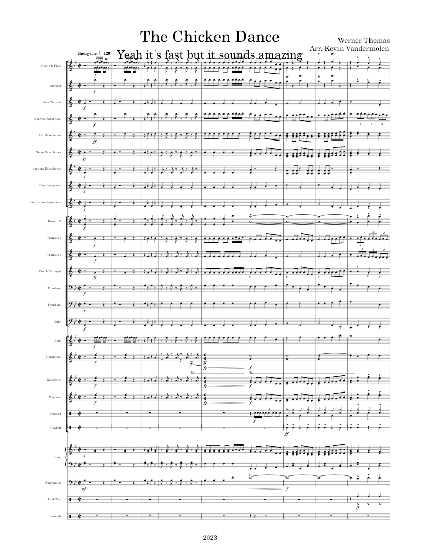 The chicken dance – Werner Thomas The Chicken Dance – Werner Thomas The ...