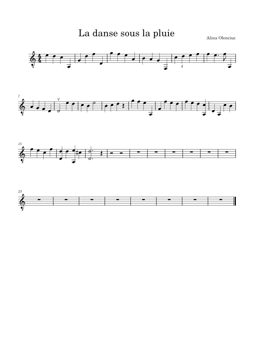 Partitur 1 Sheet music for Guitar (Solo) | Musescore.com