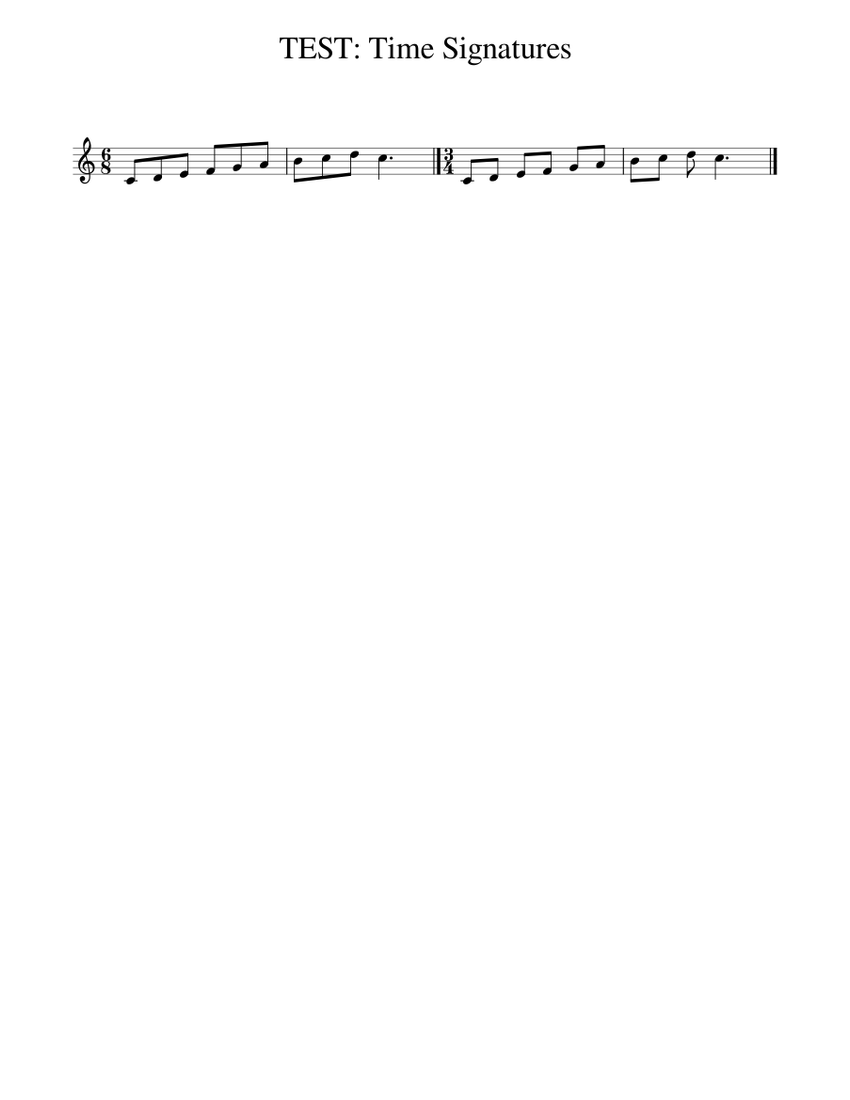 TEST: Time Signatures Sheet music for Piano (Solo) Easy | Musescore.com