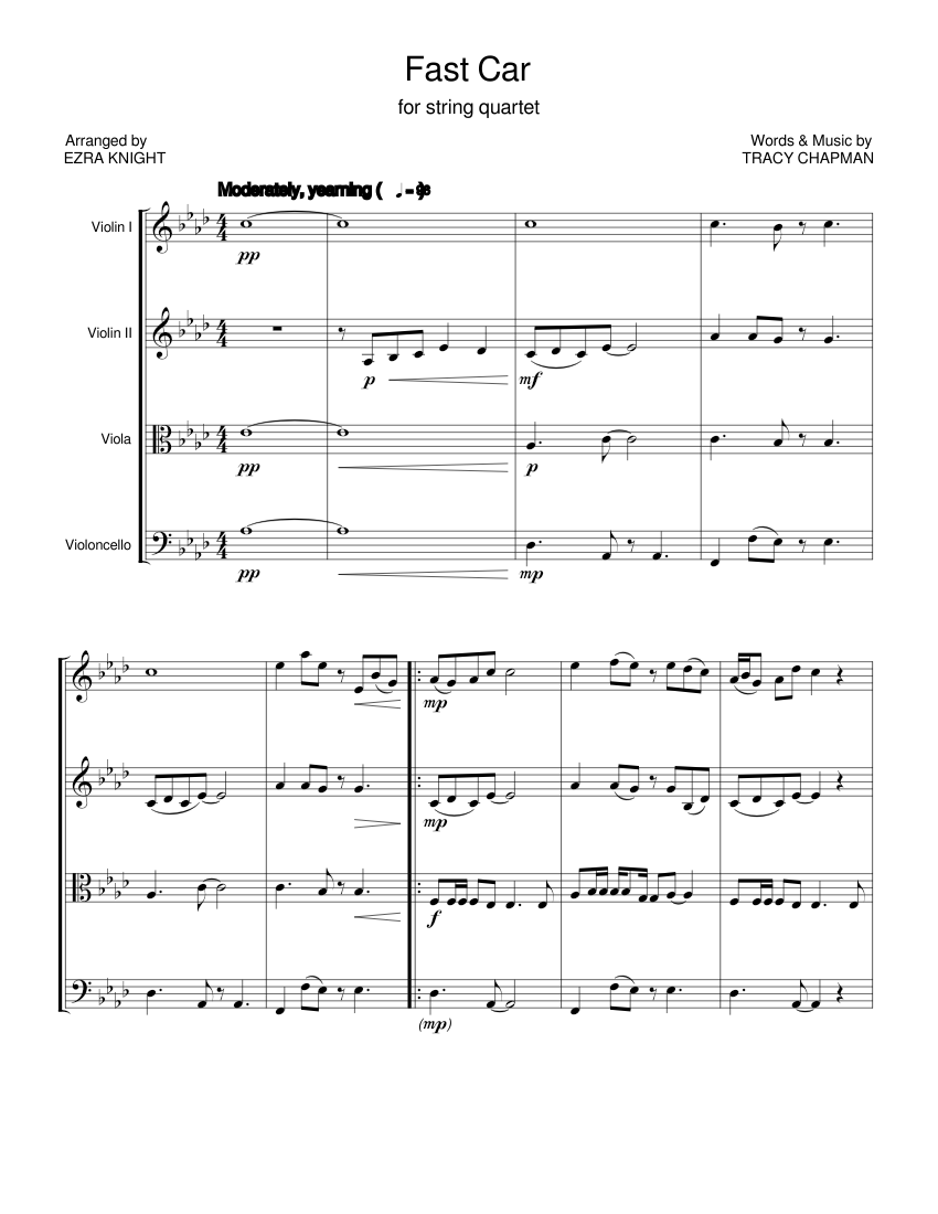 Fast car – Tracy Chapman Fast Car – Tracy Chapman Fast Cars — Tracy ...