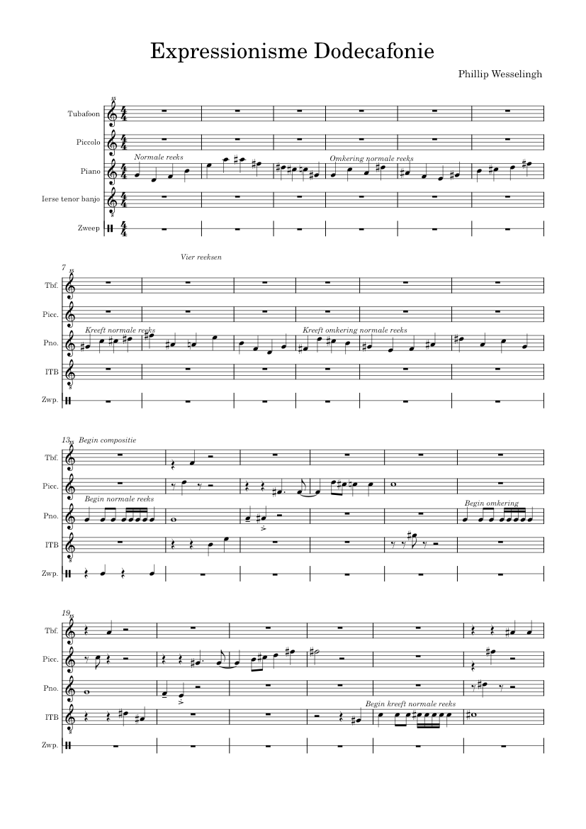 How Imperfect is Expression – Misc tunes Expressionisme Dodecafonie ...