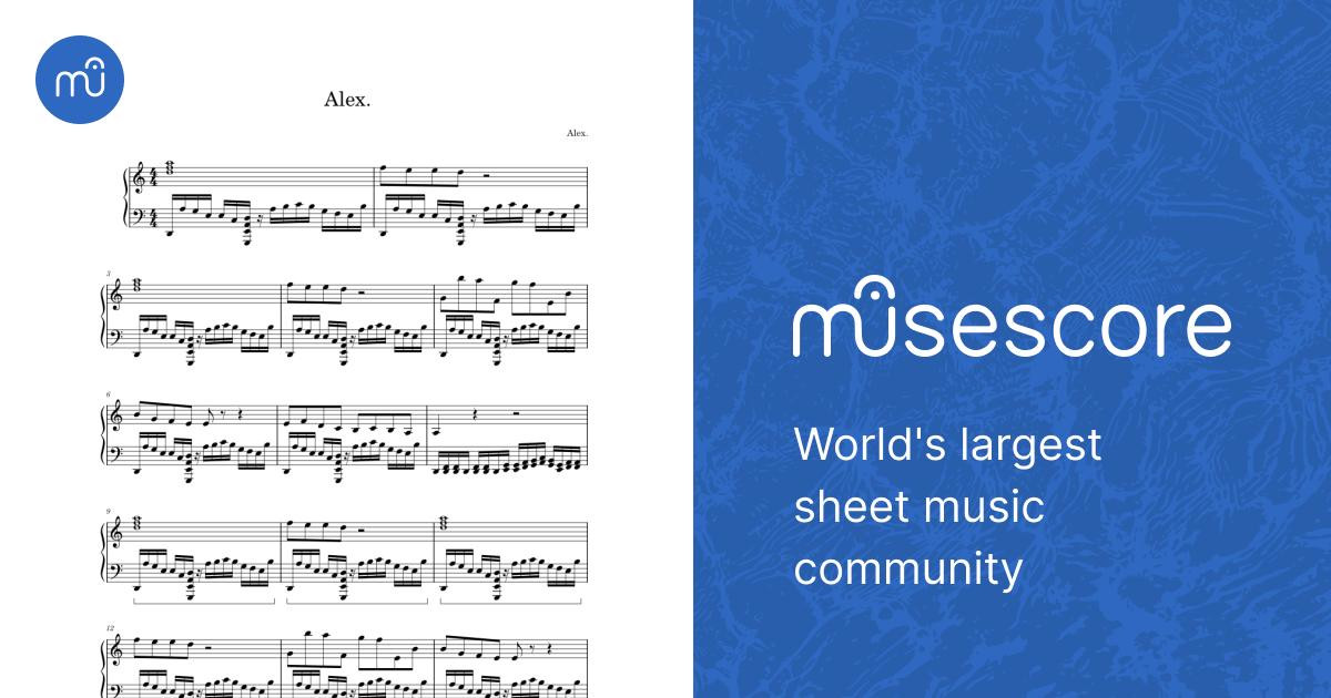Alex. Sheet music for Piano (Solo) Easy | Musescore.com