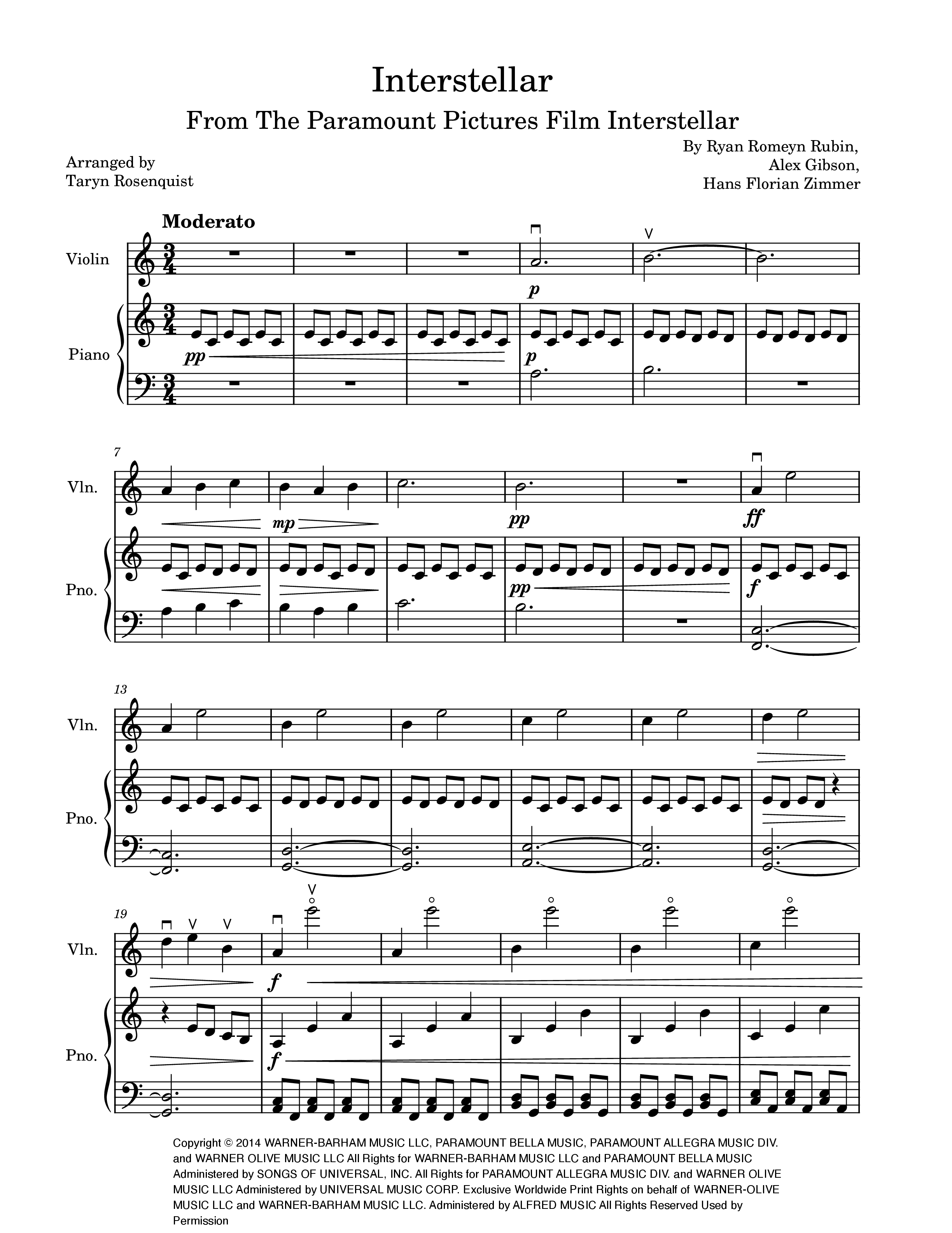 Play Official version of Interstellar Sheet Music by Hans Zimmer for ...
