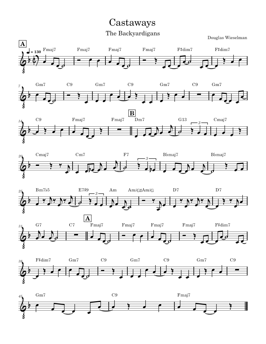 Castaways (from "The Backyardigans") – Evan Lurie and Douglas Wieselman ...