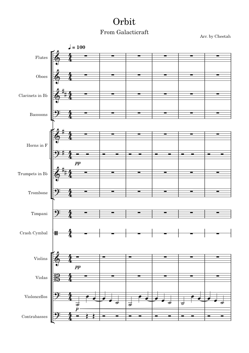 Orbit Sheet music for Trombone, Flute, Oboe, Bassoon & more instruments ...