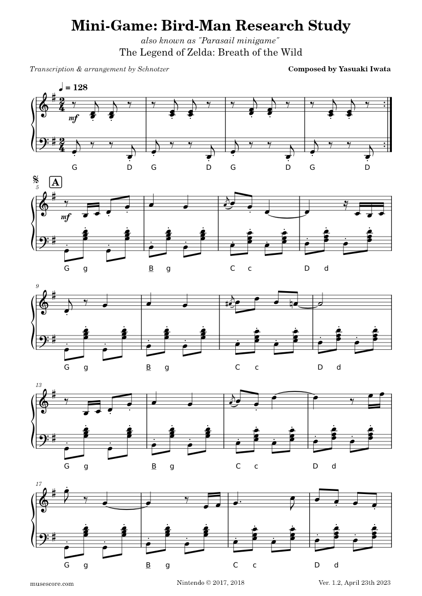 Bird-Man Research Study (Parasail Mini-Game) - The Legend of Zelda ...