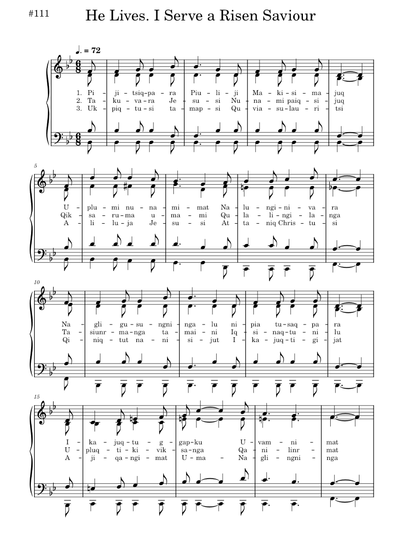 He Lives – Alfred H. Ackley Sheet Music for Organ (Solo) | MuseScore.com