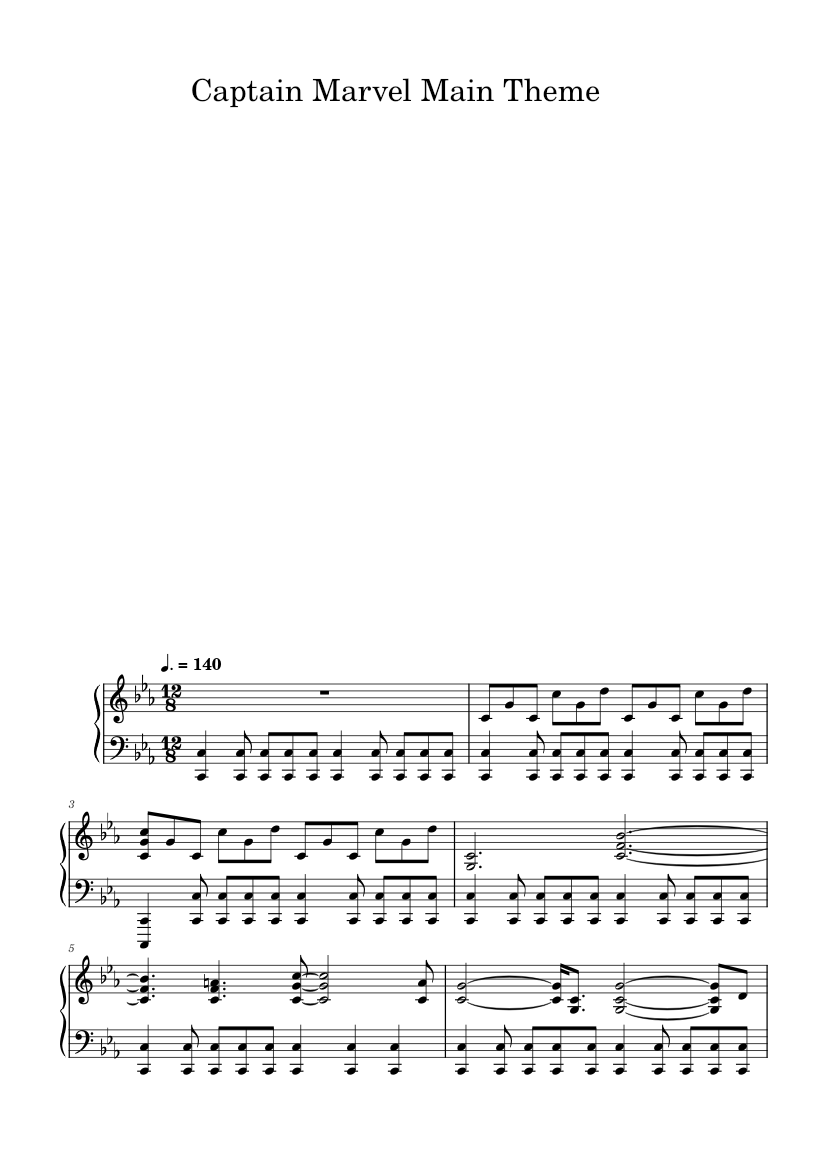 Captain Marvel Main Theme - Captain Marvel Sheet music for Piano (Solo) | Musescore.com