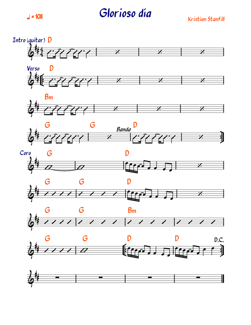 Glorioso día – Passion Glorioso día Sheet music for Piano (Jazz Band ...