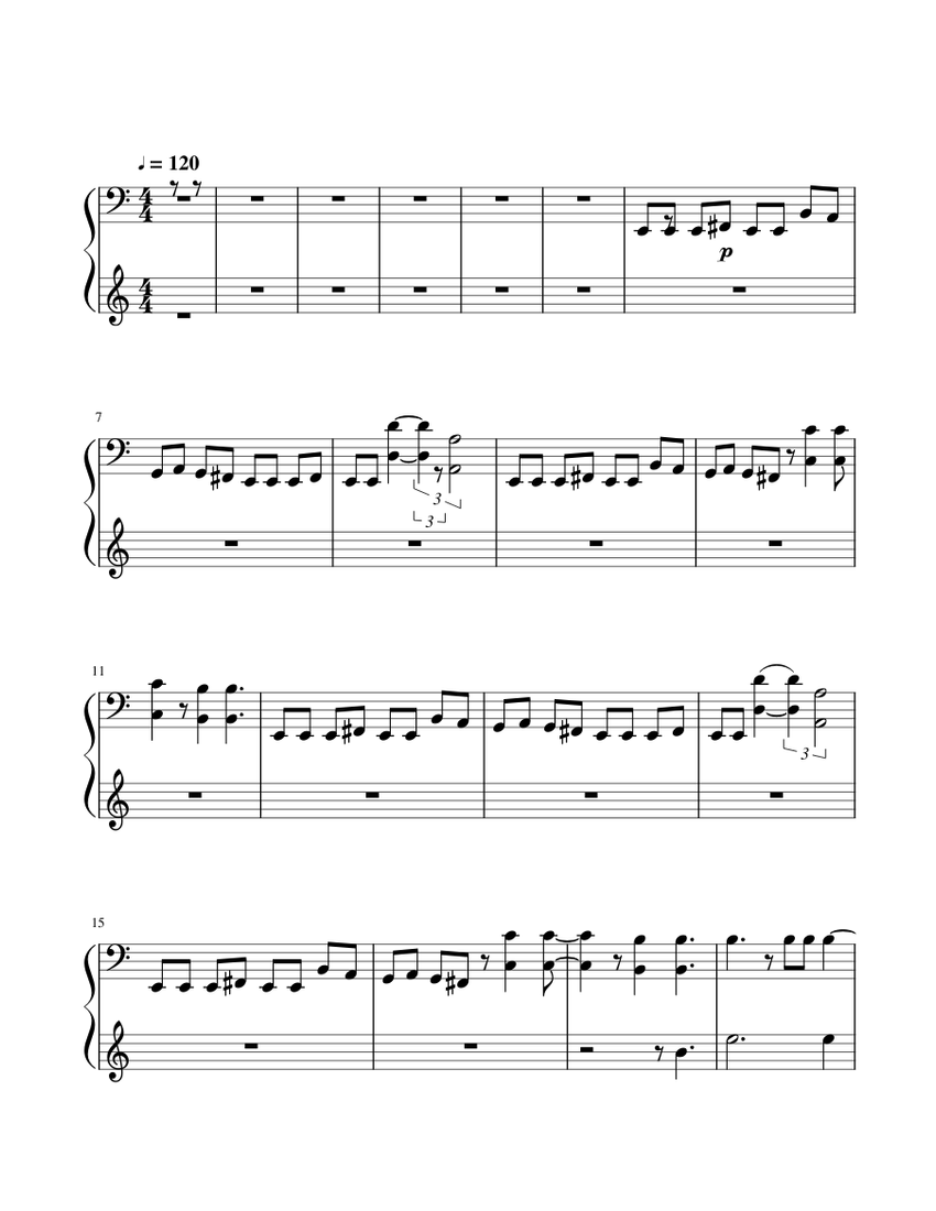 The Raising Fighting Spirit - piano tutorial