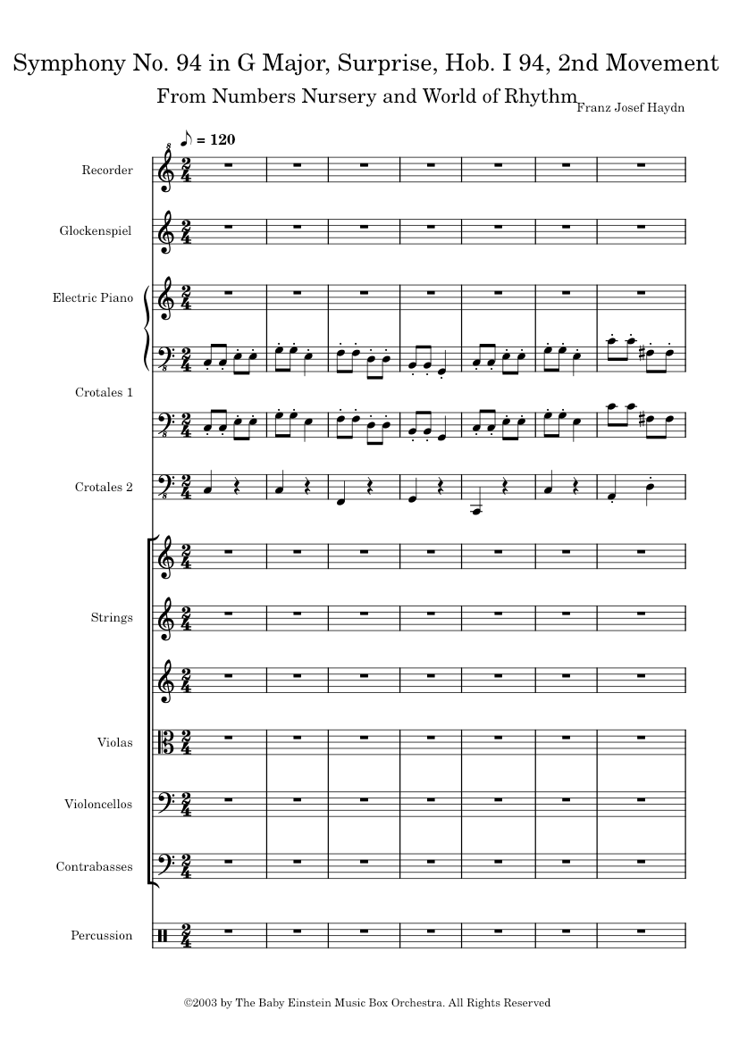 Symphony No.94 in G major, Hob.I:94 – Joseph Haydn Symphony No. 94 in G ...