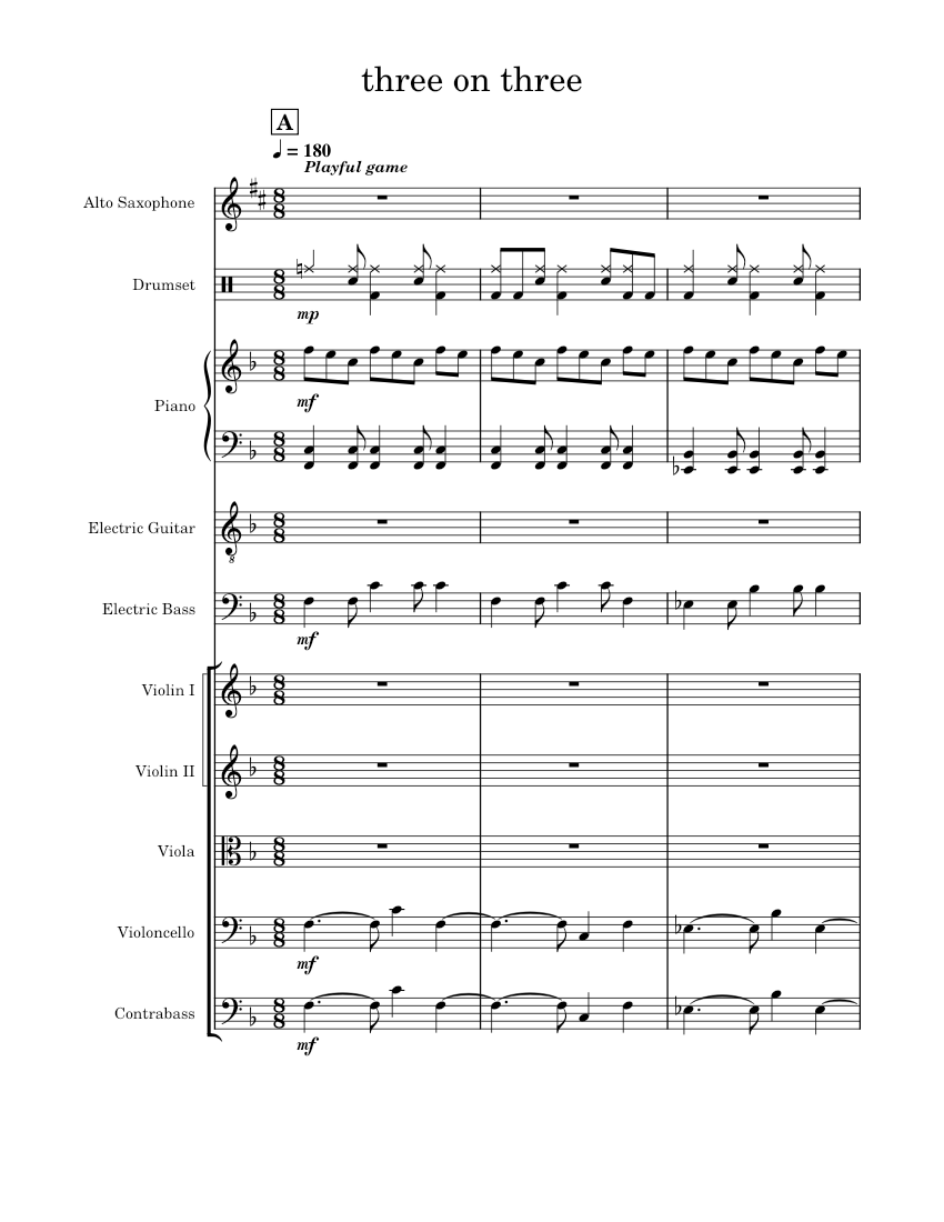 three_on_three - piano tutorial