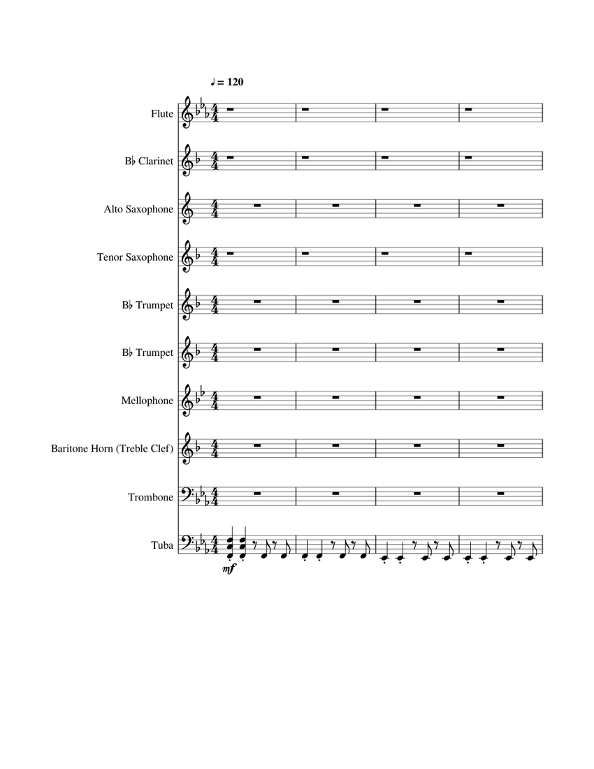 ESPN Sheet music for Trumpet (In B Flat), Trombone, Flute, Clarinet (In ...
