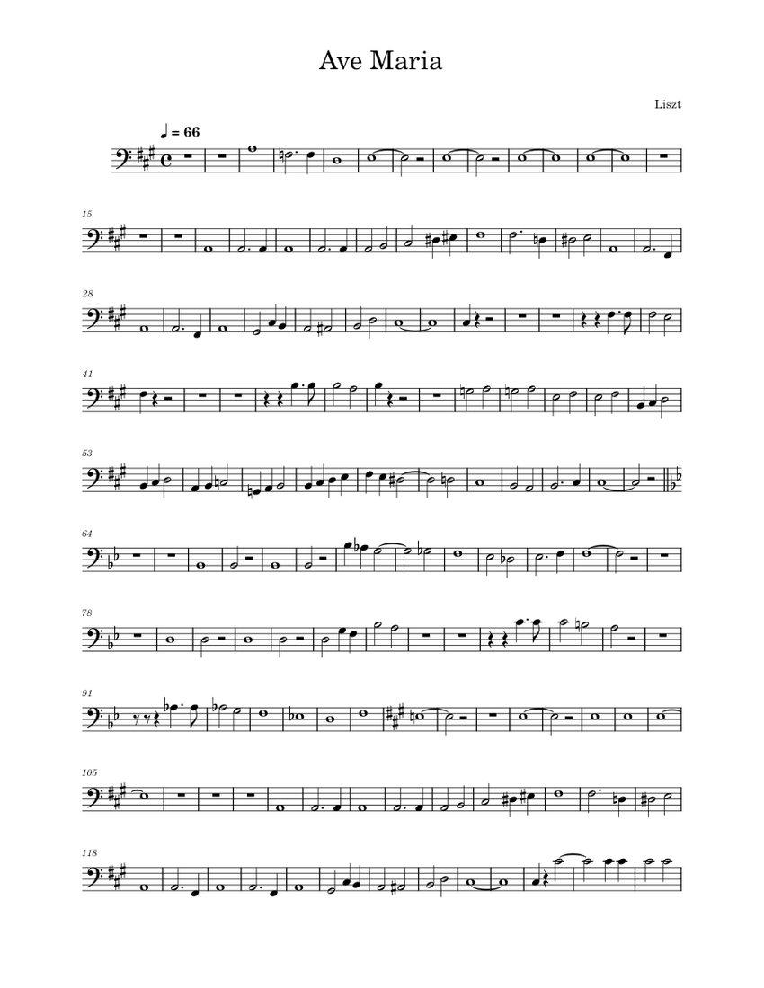 Ave Maria Sheet music for Piano (Solo) | Musescore.com