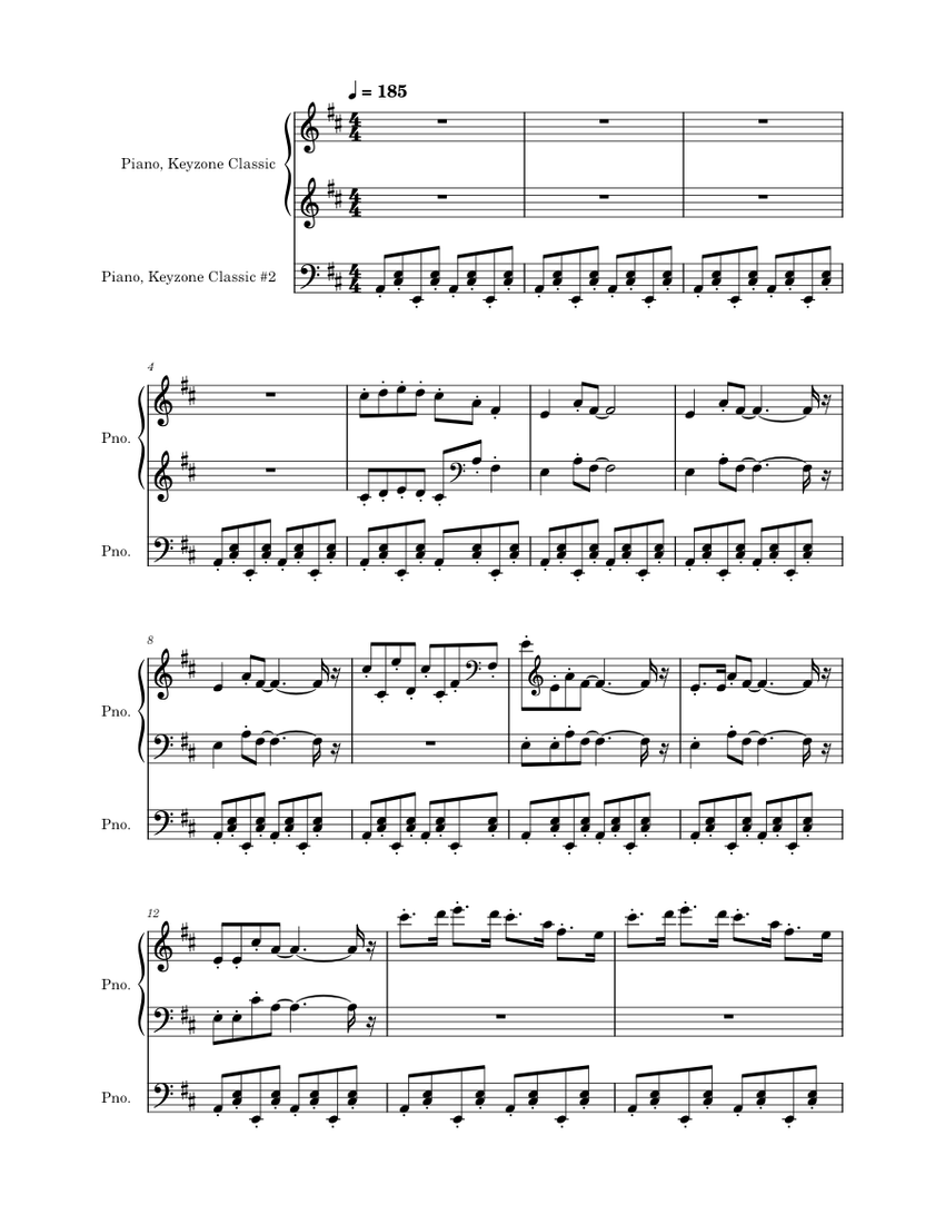 Class Clown Sheet music for Piano (Piano Duo) | Musescore.com