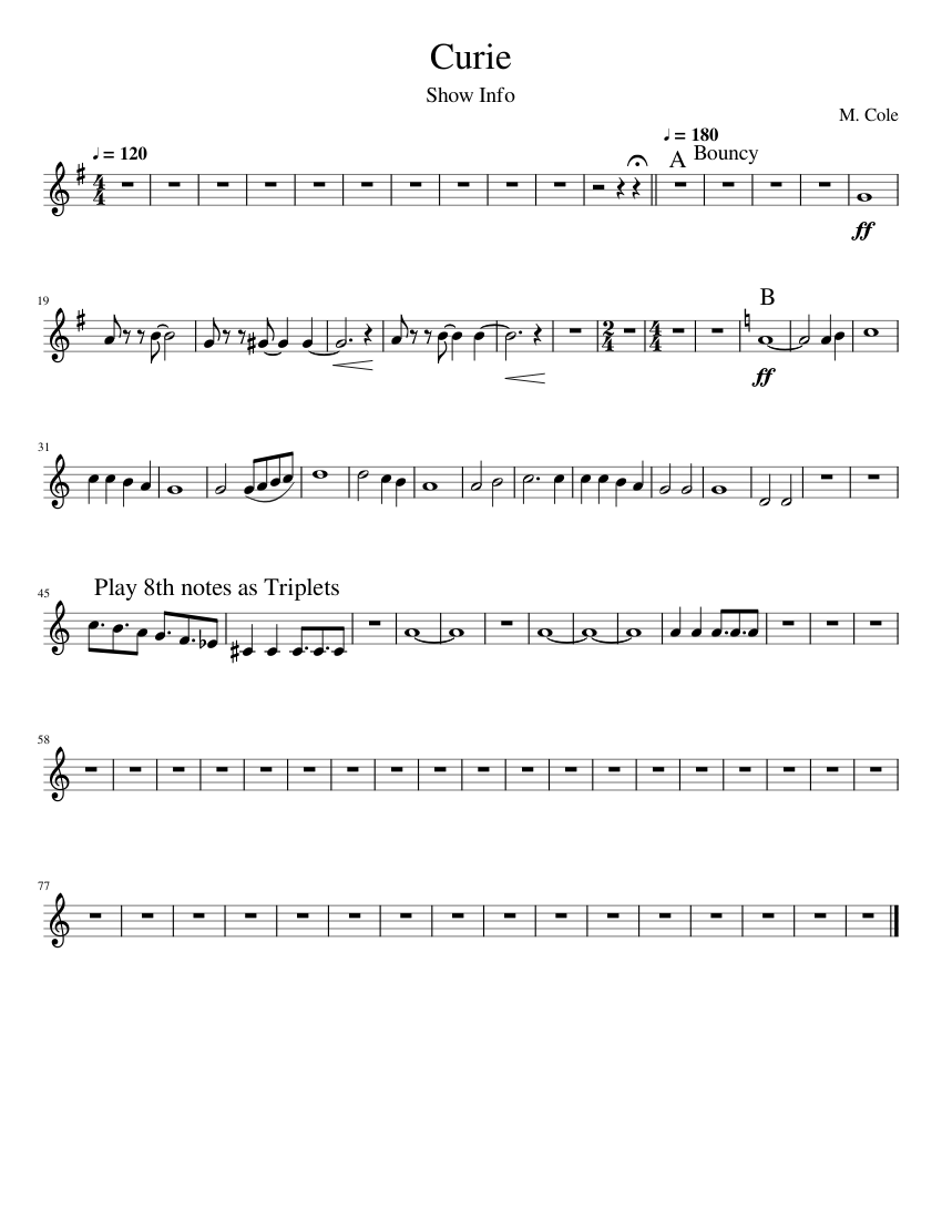 Marching Music Sheet music for Saxophone baritone (Solo) | Musescore.com