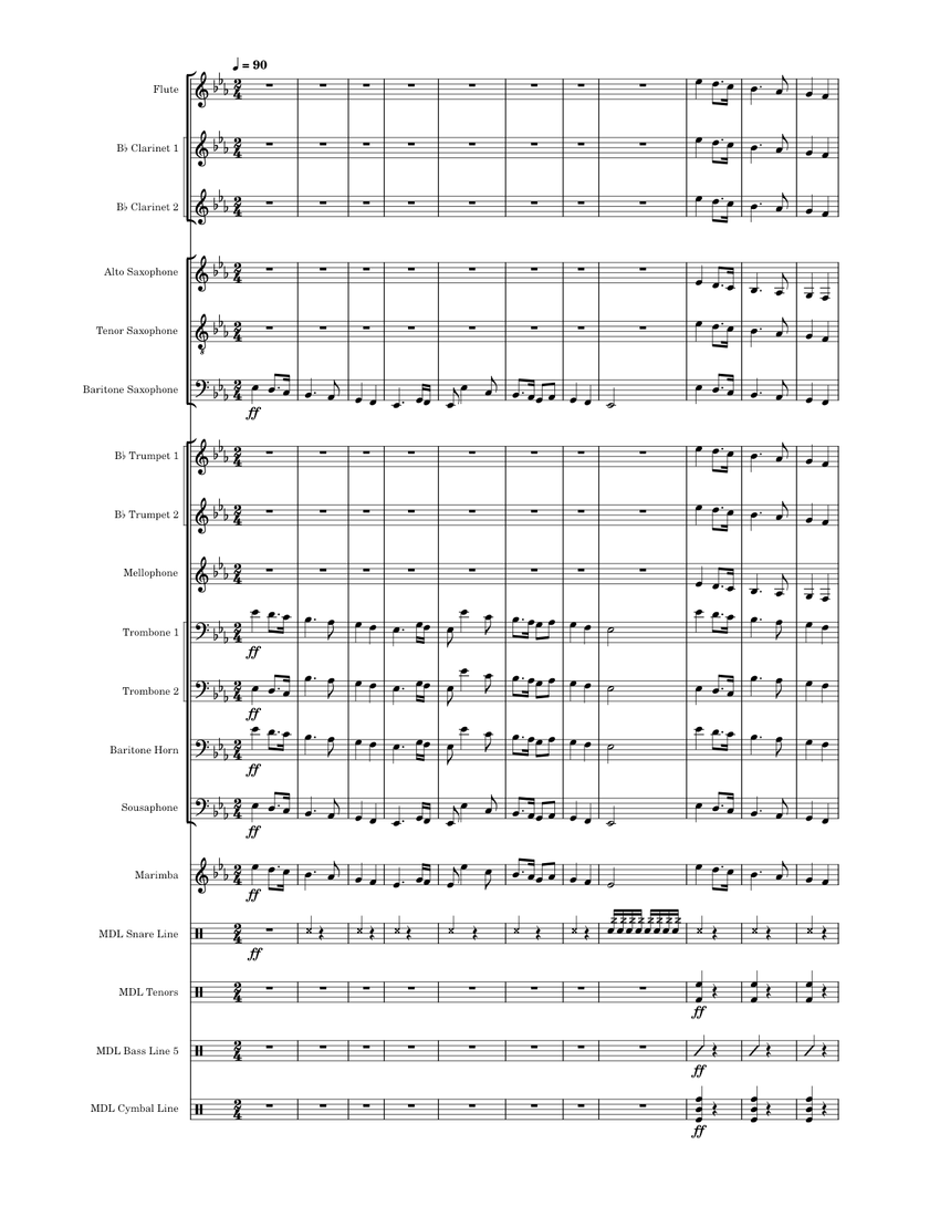 Christmas medley – Misc Mashups Christmas medley Sheet music for Trombone, Mellophone, Flute ...