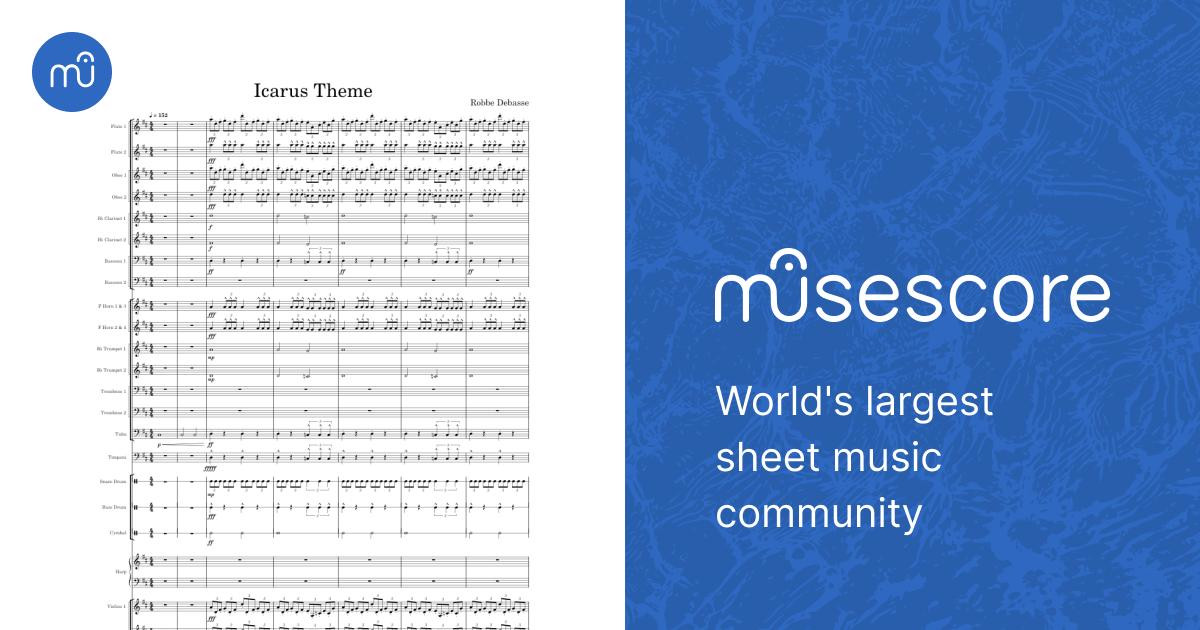 Icarus Theme Sheet music for Trombone, Tuba, Flute, Oboe & more ...