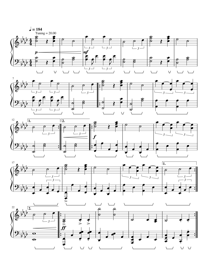 Skyper - Hero - Skyper Sheet Music for Piano (Solo) | MuseScore.com