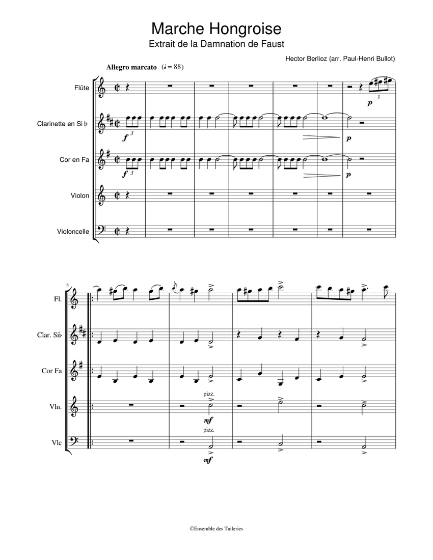 Marche Hongroise - Hector Berlioz (extrait de la Damnation de Faust, op ...