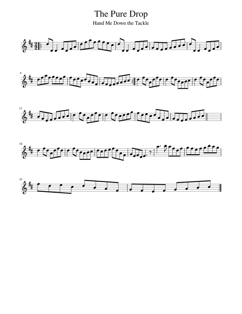 The Pure Drop Sheet music for Piano (Solo) | Musescore.com