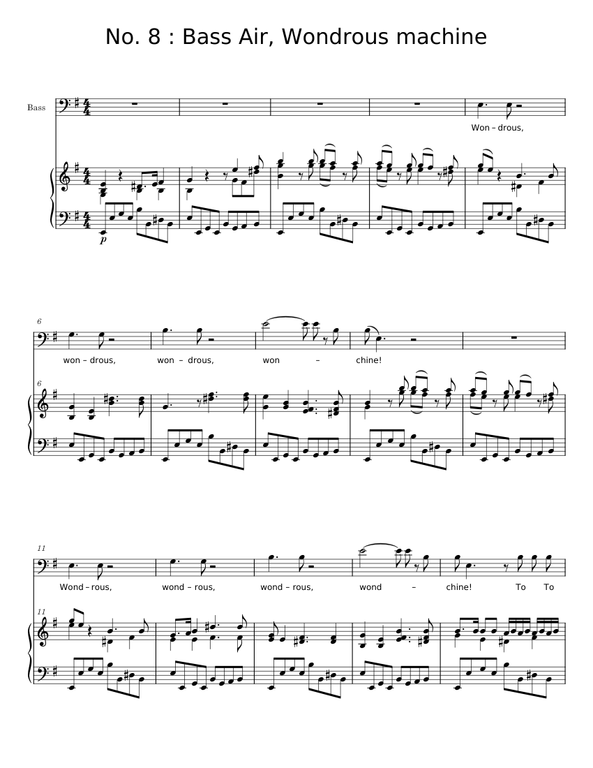 Hail, Bright Cecilia, Z.328 - Henry Purcell Sheet music for Organ ...