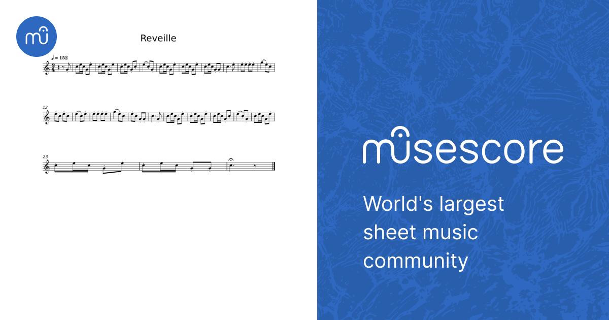 Reveille Sheet music for Piano (Solo) Easy | Musescore.com