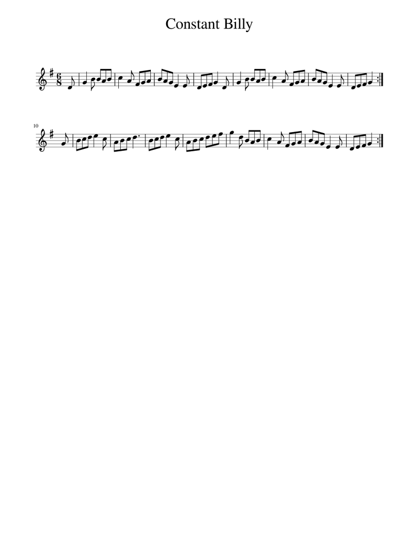 Constant Billy - piano tutorial