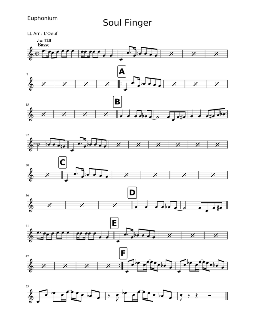 Soul Finger Basse - piano tutorial