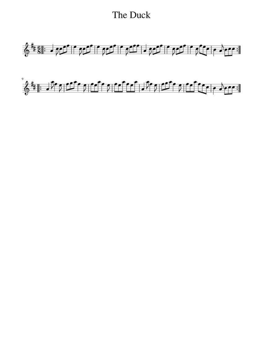 The Duck Sheet music for Piano (Solo) Easy | Musescore.com