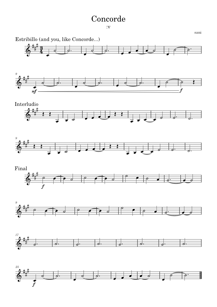 Concorde – Black Country, New Road Concorde - Black Country, New Road Sheet music for Violin ...