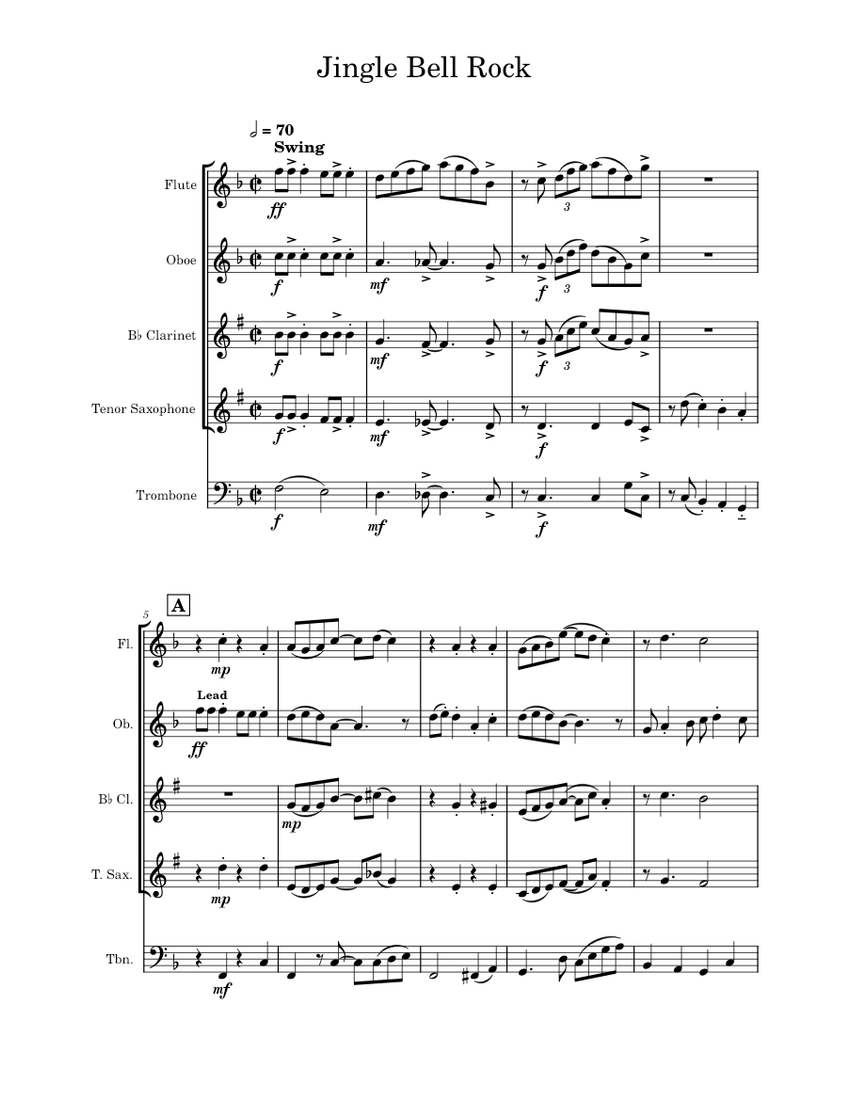 Jingle bell rock – Misc Christmas Jingle_Bell_Rock Sheet music for ...