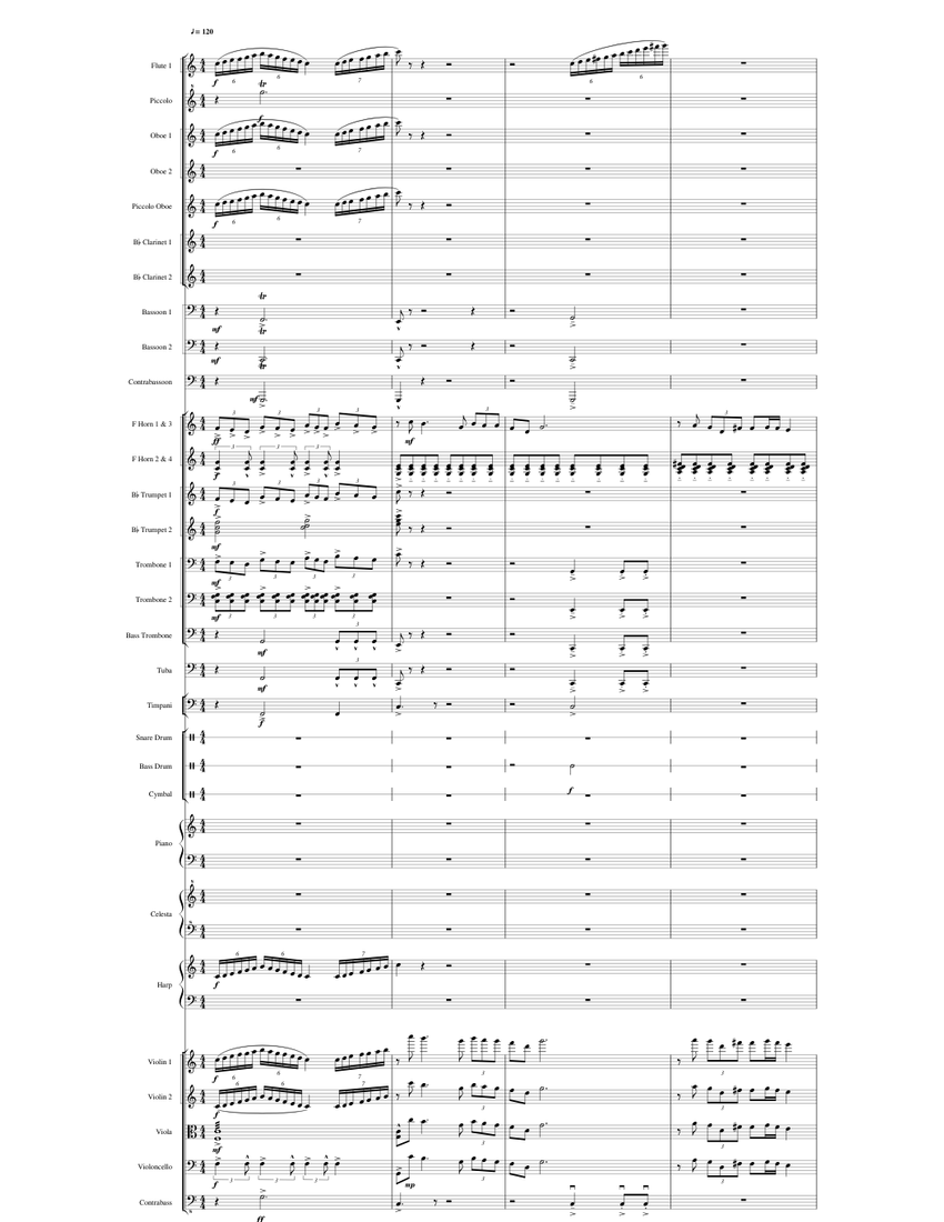 Work in Progress Sheet music for Piano, Trombone, Tuba, Flute & more ...