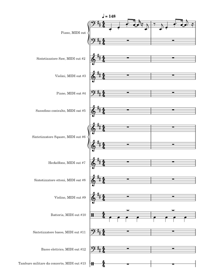 Death by Glamour – Toby Fox Sheet music for Piano, Saxophone alto ...