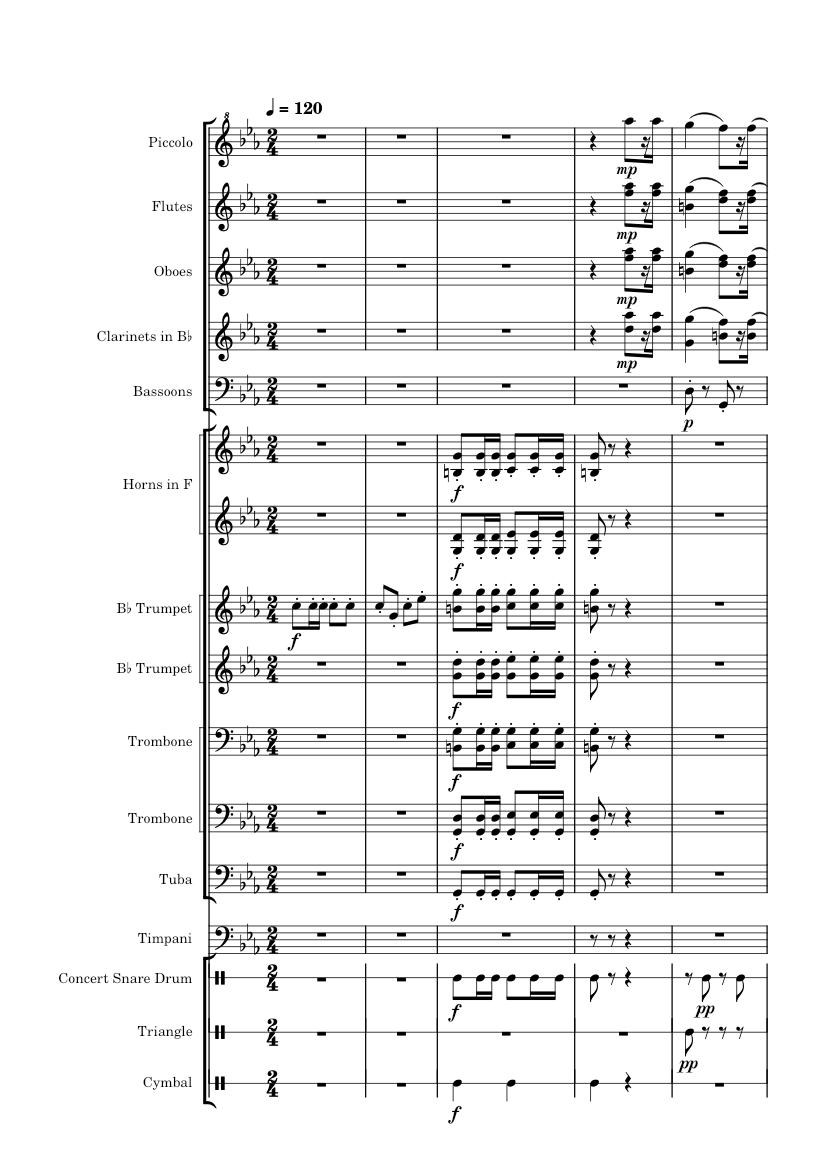 Concert March Sheet music for Trombone, Tuba, Flute piccolo, Flute ...