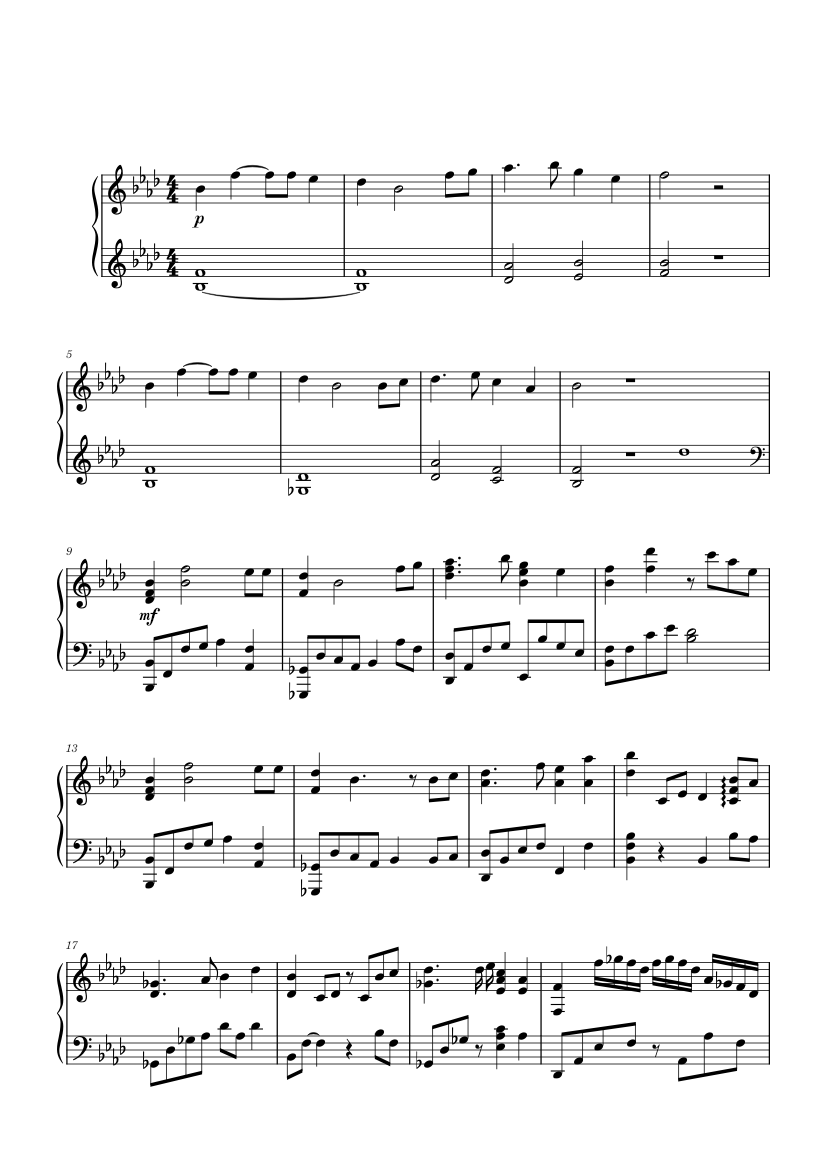 나의 클레마티스 (MY CLEMATIS) – 에이스테 (ALIEN STAGE) Sheet Music for Piano (Solo ...