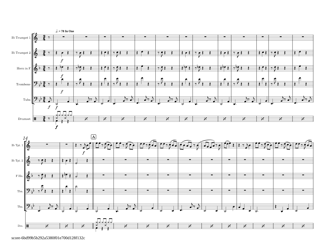 La fiesta - Chick Corea Sheet Music for Trombone, Tuba, Trumpet in b ...