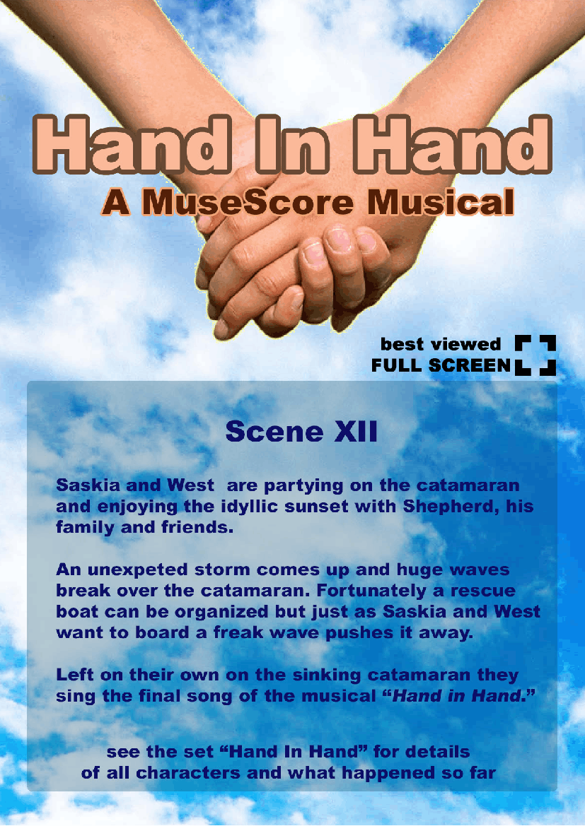 Hand in Hand (Musical 12/12) Sheet music for Organ, Vocals, Kazoo ...